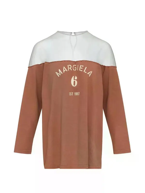 MAISON MARGIELA Printed T-shirt - Brown