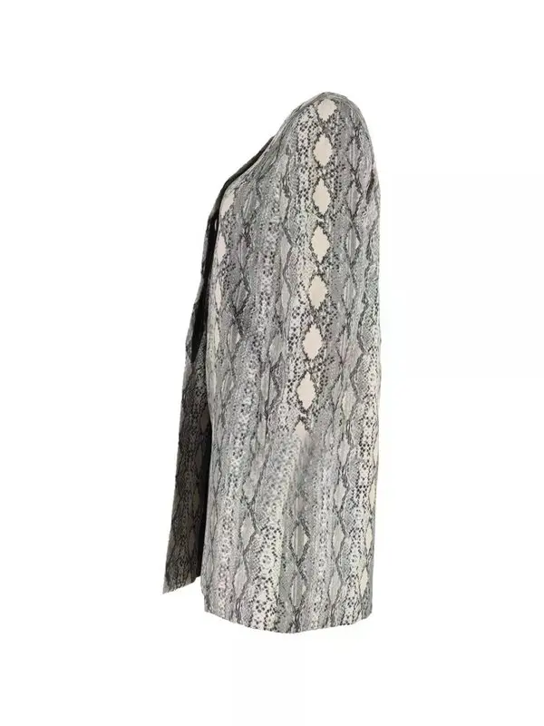 Max Mara Panetto Snake-print Coat