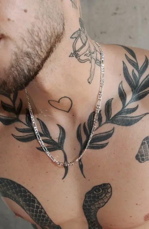 YOJ Plated Figaro Cut Chain Necklace