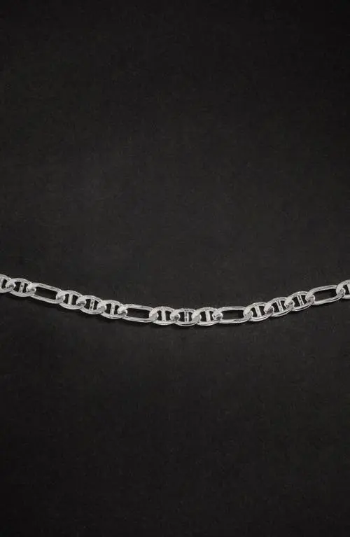 YOJ Plated Figaro Cut Chain Necklace