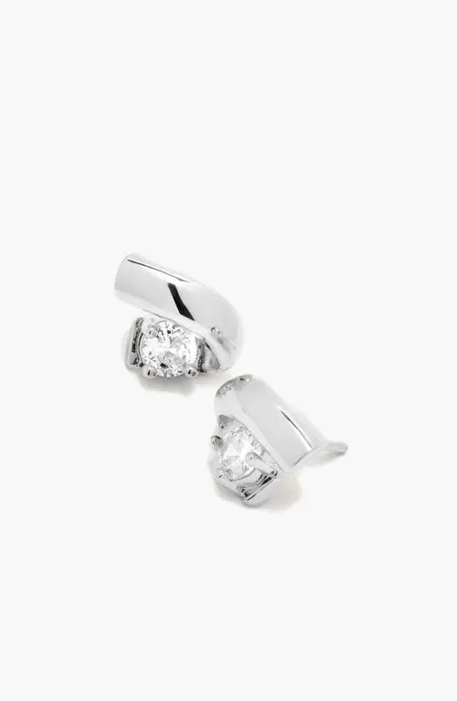 YOJ Afar Stud Earrings - Silver