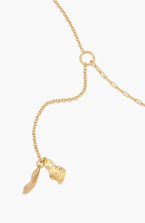 YOJ Lasa Lariat Mix Chain Necklace
