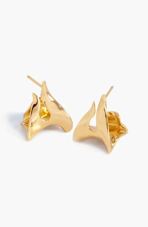 YOJ Claw Double Hoop Earrings