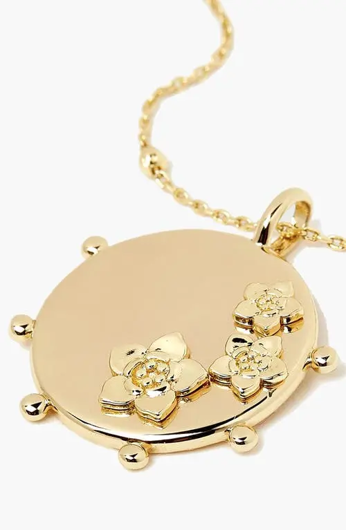 YOJ Mali Flower Pendant Necklace