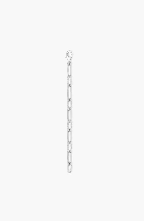YOJ Oto Rope Detail Chain Bracelet In Plated Metal