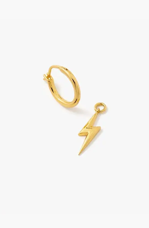 YOJ Lightning Single Hoop Earring