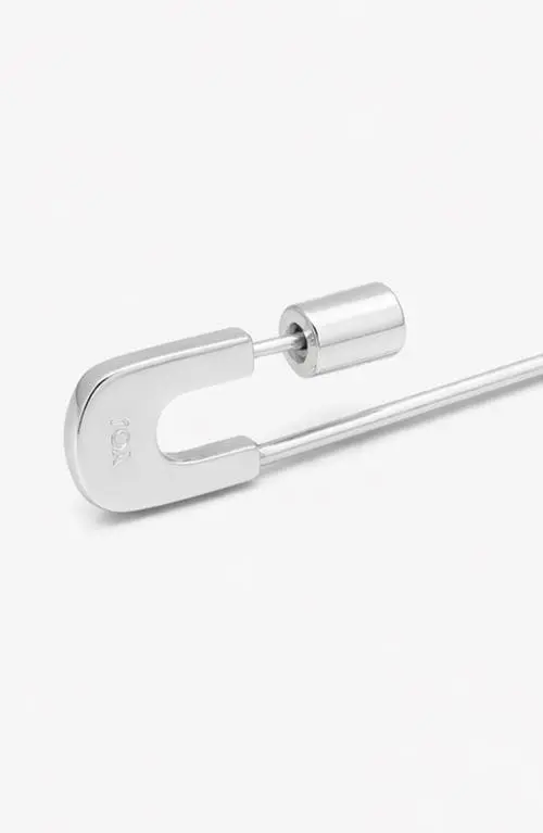 YOJ Pin Hoop Earring