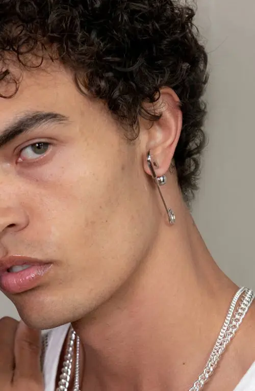 YOJ Pin Hoop Earring
