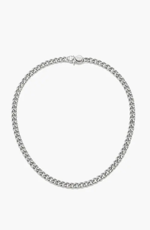YOJ Forge Curb Chain Necklace - Silver