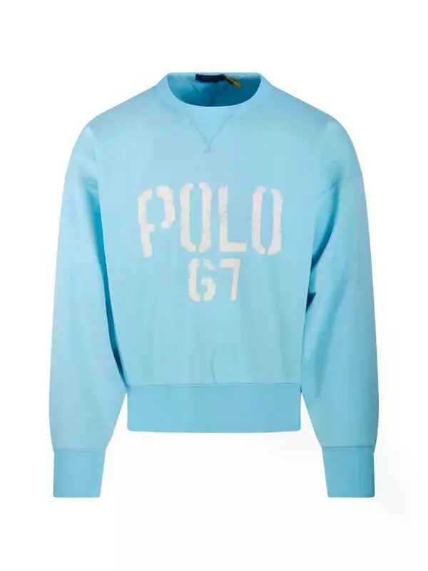Ralph Lauren Logo-print Pullover Sweater - Blue