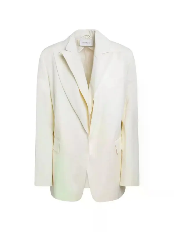 Sportmax Peak-lapel Flap-pocket Blazer - Neutrals