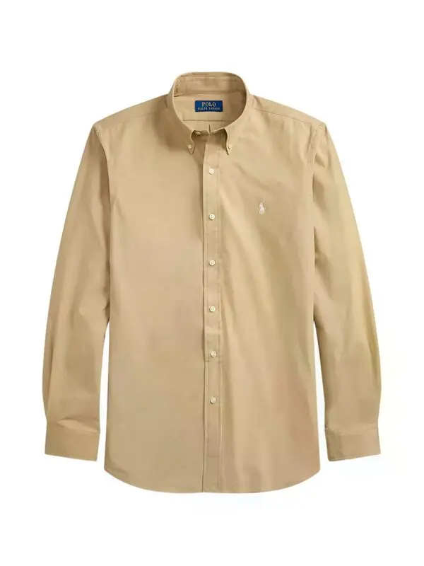 Polo Ralph Lauren Stretch Poplin Shirt - Neutrals