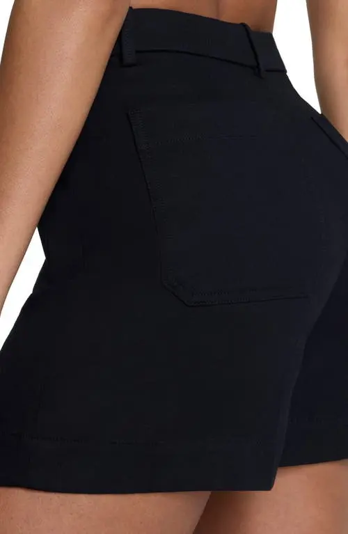 Spanx Supersmooth 5-inch Stretch Twill Shorts - Classic Black