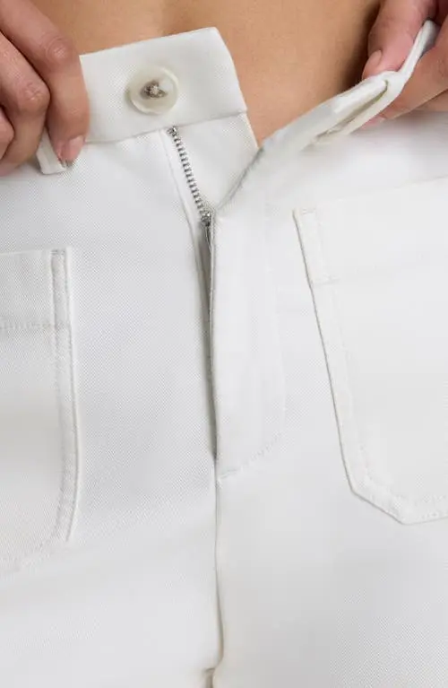 Spanx Supersmooth 5-inch Stretch Twill Shorts - Ivory