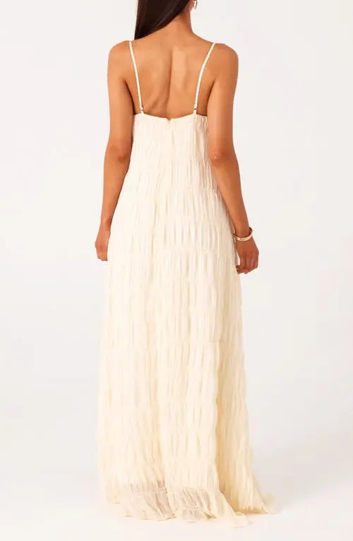 SNDYS. Louisiana Smock Maxi Dress - Shell