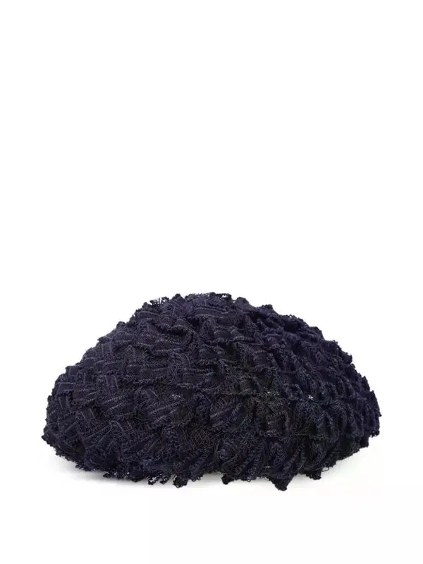 Vintage Lace-net Beret - Blue