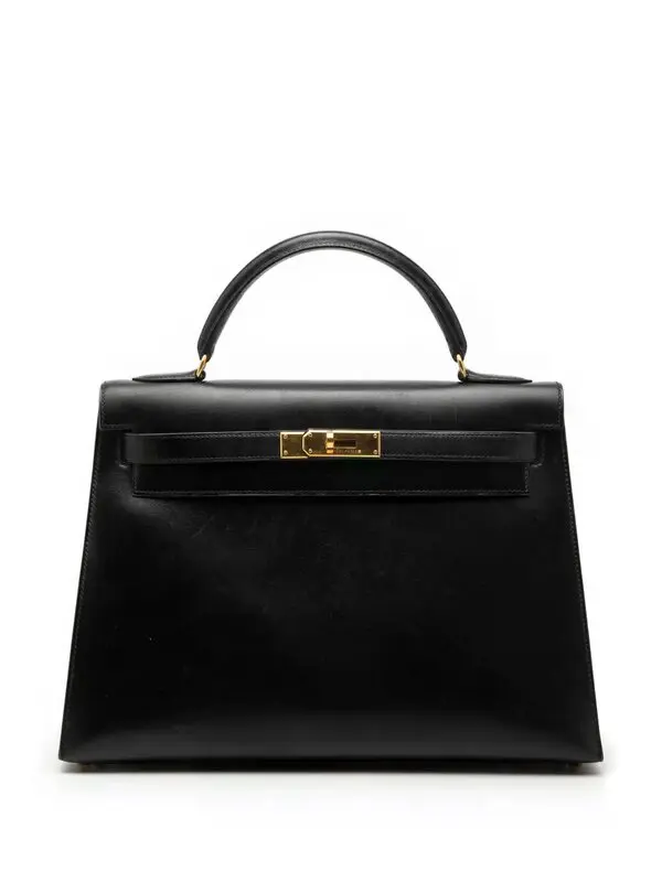 Hermès 1971 Kelly Sellier 32 Satchel - Black