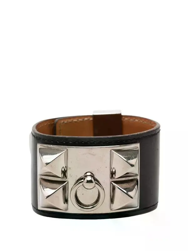 Hermès 1995 Collier De Chien Bracelet - Black