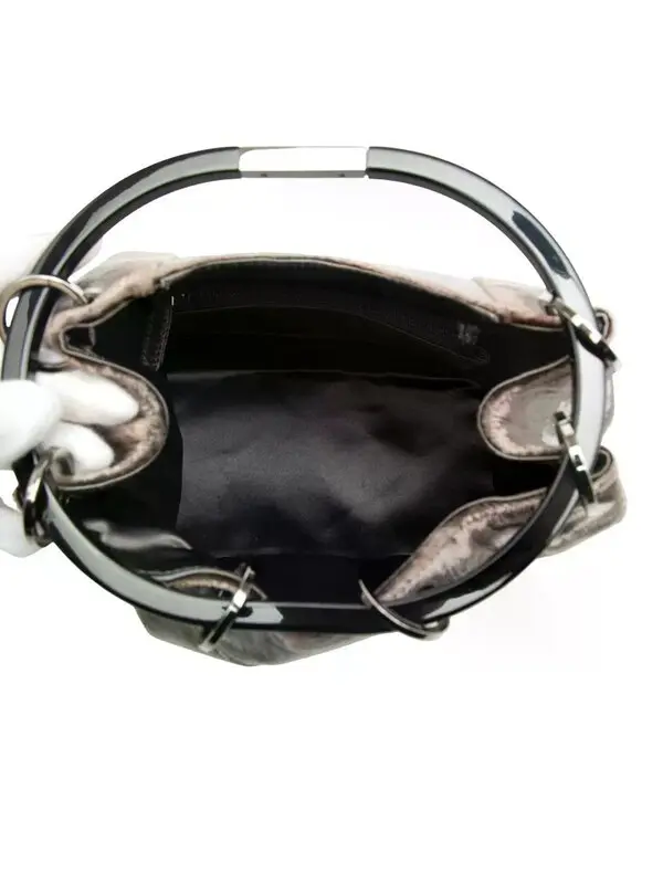 Gucci 20th Century Velvet Ring Bucket Bag