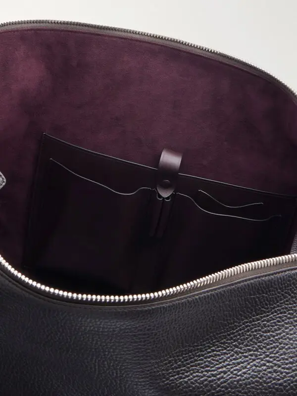 METIER Racer 53 Full-grain Leather Tote Bag - Brown