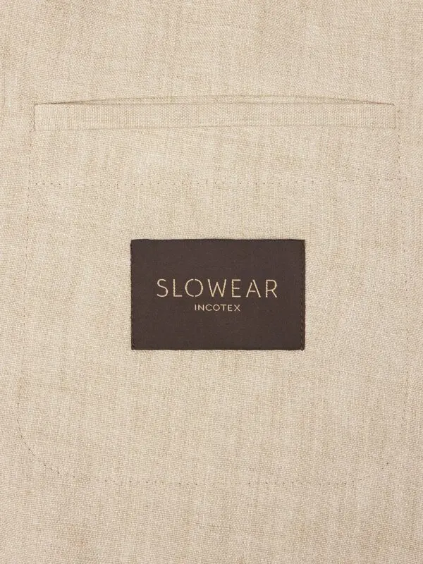 SLOWEAR Slim-fit Linen Blazer