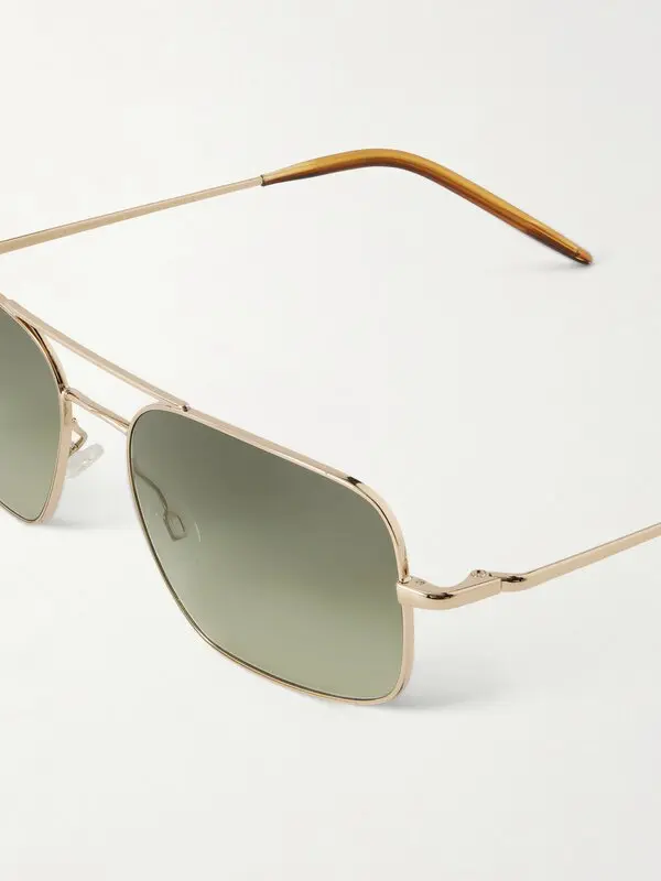 Oliver Spencer Victory Ii Aviator-style Sunglasses