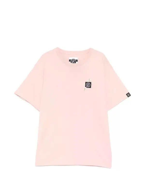 AGNES B. Floral Label T-shirt