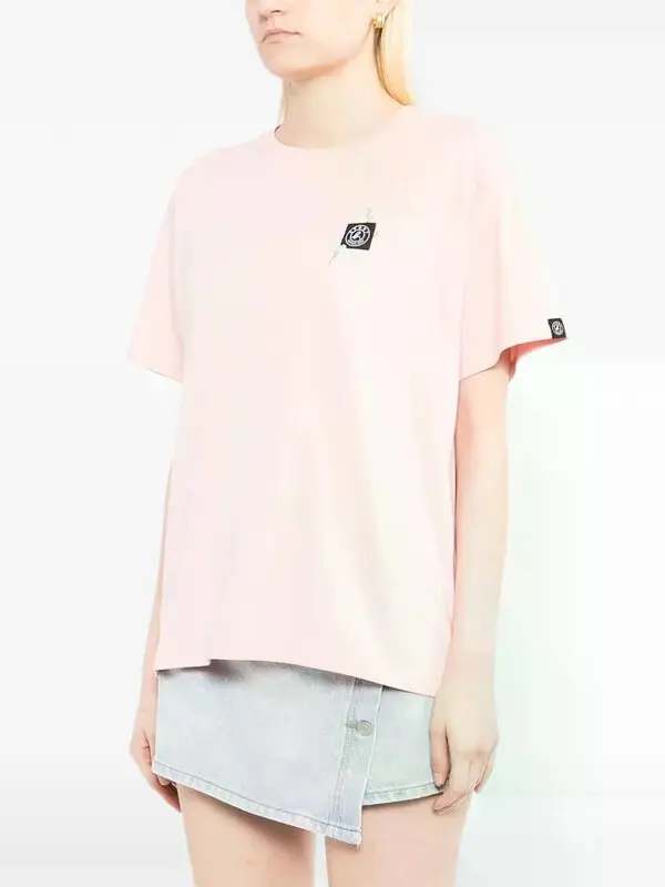 AGNES B. Floral Label T-shirt