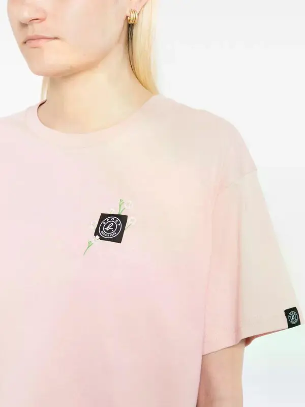 AGNES B. Floral Label T-shirt