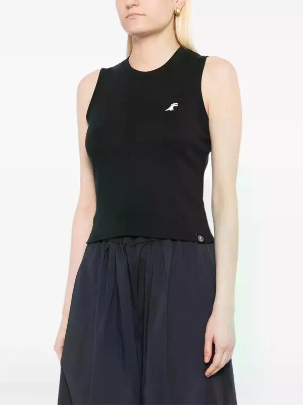 AGNES B. Dino Logo-patched Tank Top