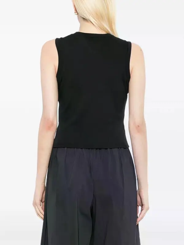 AGNES B. Dino Logo-patched Tank Top