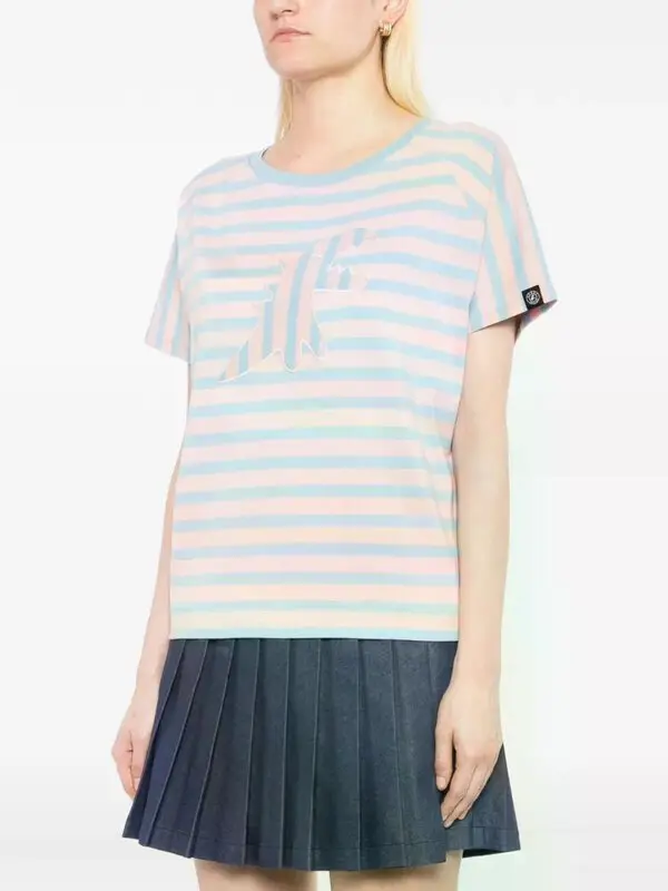 AGNES B. Dino Applique T-shirt - Blue