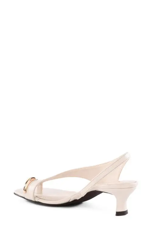 Seychelles Sparks Flying Slingback Kitten Heel Sandal - White