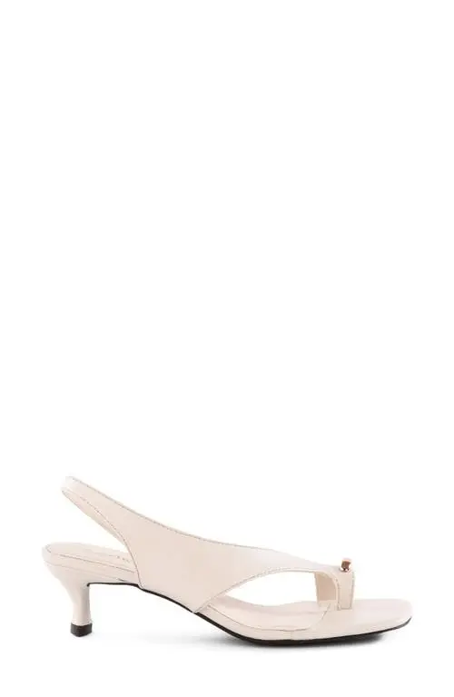 Seychelles Sparks Flying Slingback Kitten Heel Sandal - White