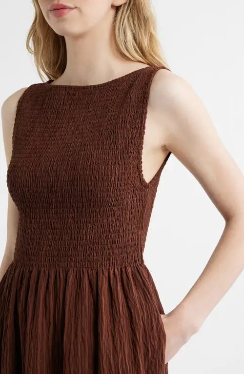 Hill House Home The Cosima Nap® Midi Dress - Chocolate