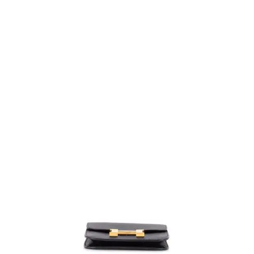 Hermès Constance Slim Wallet Epsom - Black