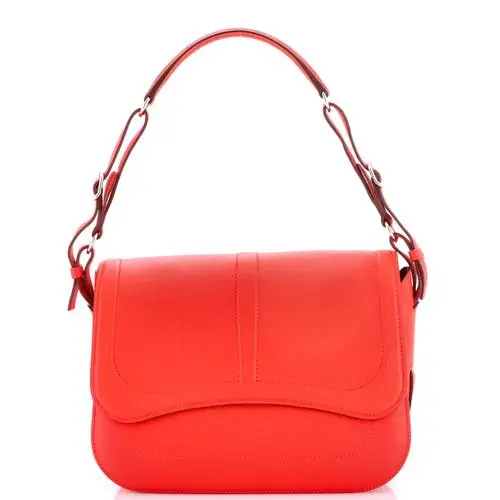 Hermès Harnais Shoulder Bag Epsom And Swift - Red