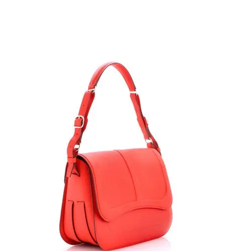 Hermès Harnais Shoulder Bag Epsom And Swift - Red
