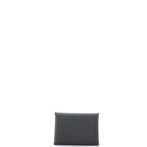 Hermès Calvi Duo Card Holder Epsom