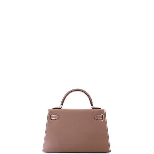 Hermès Kelly Mini Ii Bag Epsom With Palladium Hardware 20 - Grey