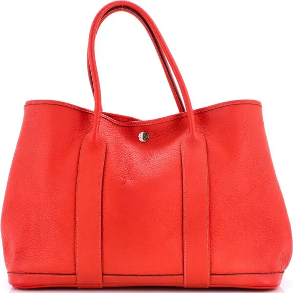 Hermès Garden Party 36 Tote Leather - Geranium