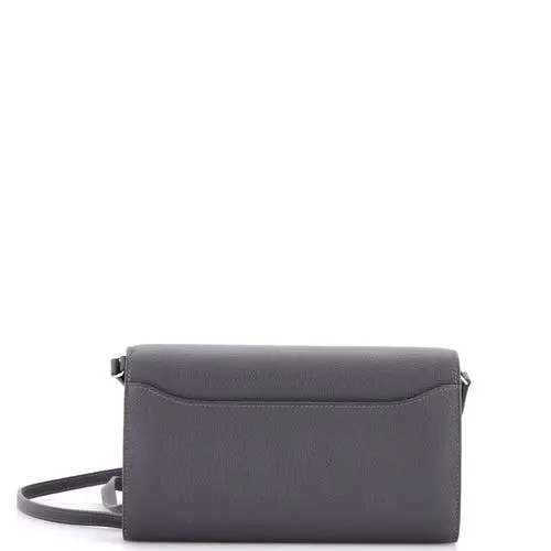 Hermès Constance To Go Wallet Evercolor - Grey