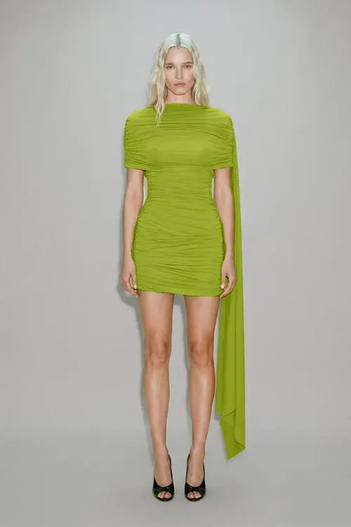 ATOIR Elsie Mini Dress - Chartreuse