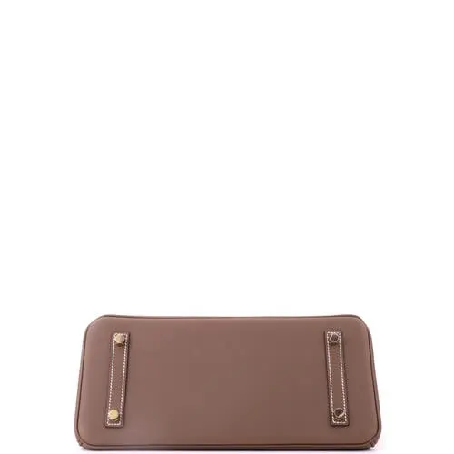 Hermès Shoulder Light Birkin Bag Evercolor 29 - Grey