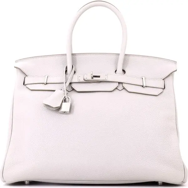Hermès Birkin Handbag Grey Togo With Palladium Hardware 35 - Gris Perle