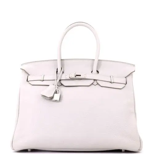 Hermès Birkin Handbag Grey Togo With Palladium Hardware 35 - Gris Perle