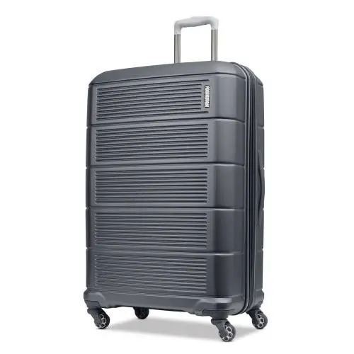 AMERICAN TOURISTER Stratum 2.0 Hardside 28-inch Large Spinner Checked Luggage - Charcoal