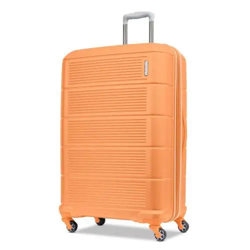AMERICAN TOURISTER Stratum 2.0 Hardside 28-inch Large Spinner Checked Luggage - Papaya