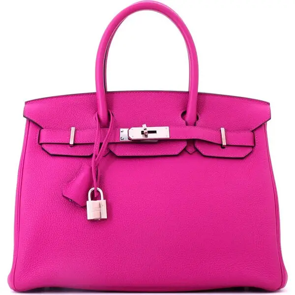 Hermès Birkin Handbag Togo With Palladium Hardware 30