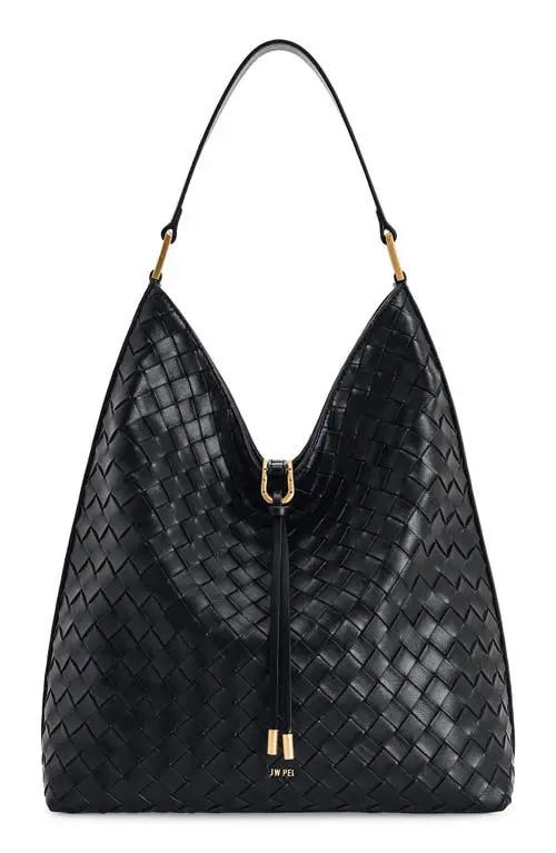 Jw Pei Aria Woven Faux Leather Shoulder Bag